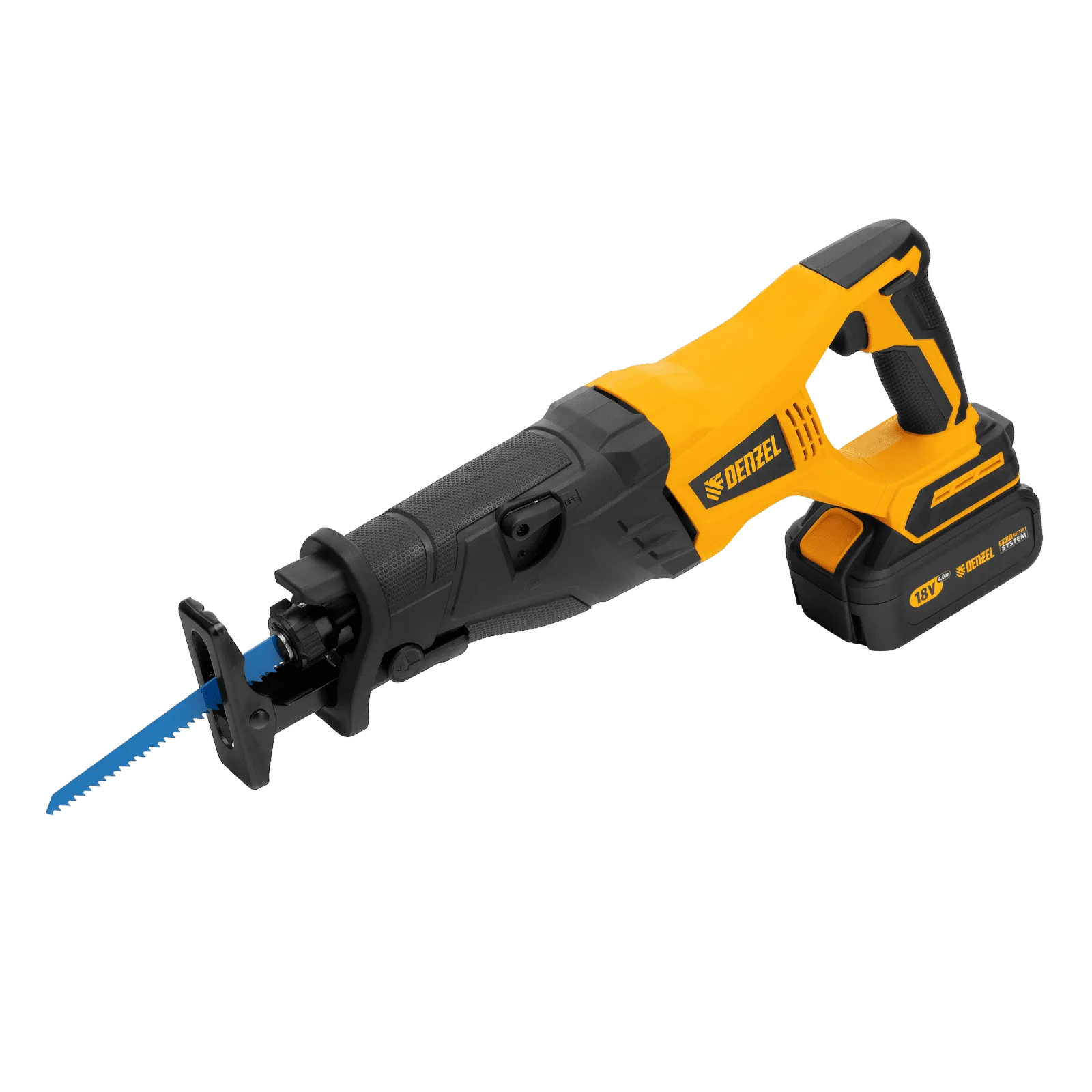Пила сабельная аккумуляторная бесщет DENZEL BRC-120, 18В Li-Ion купить ...