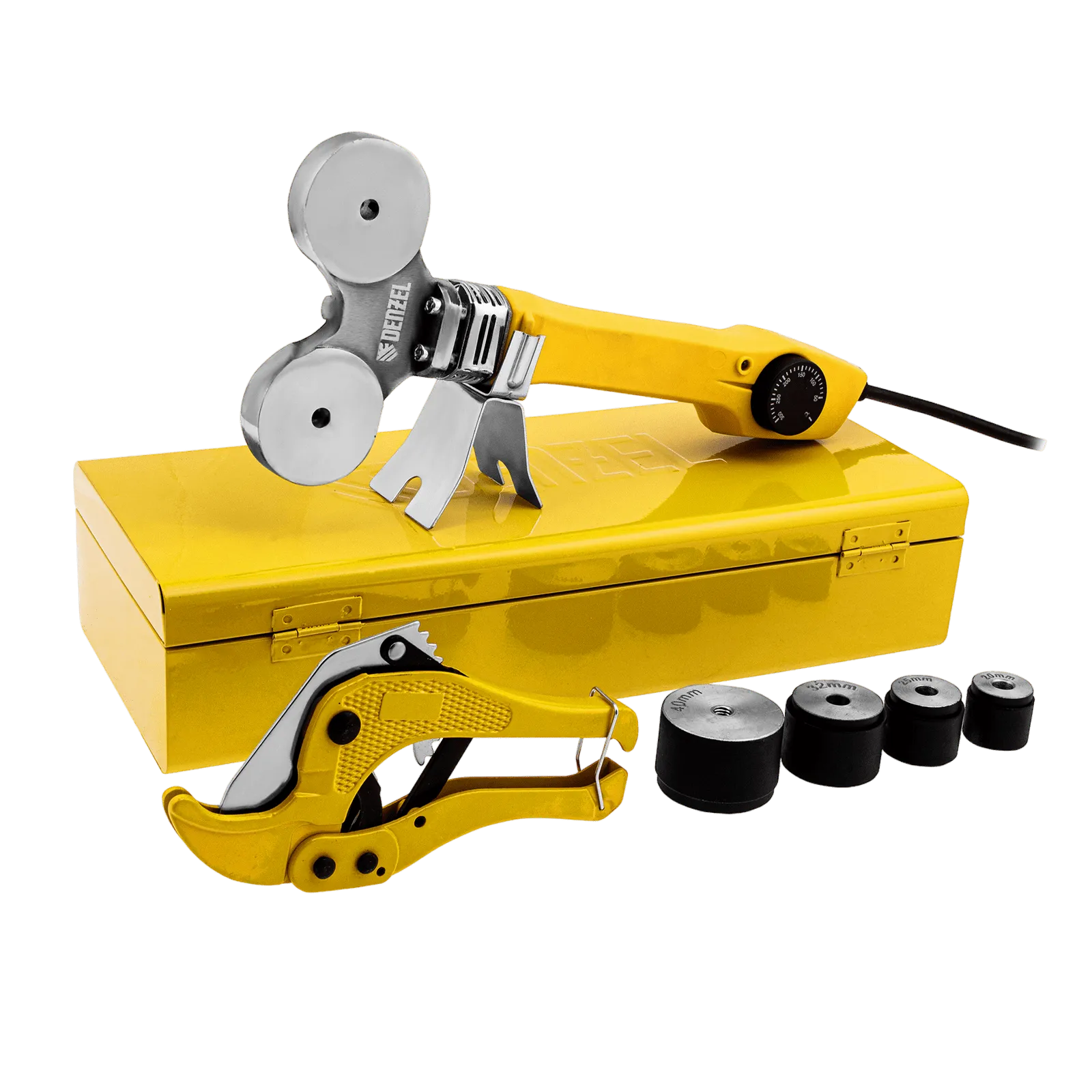 Аппарат для сварки пластиковых труб DENZEL DWP-750, 750 Вт, 0-300 град ...