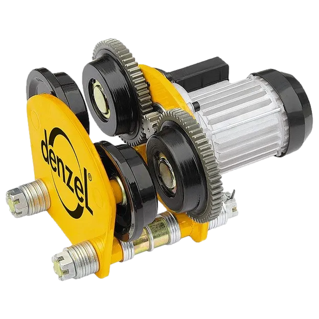 Электрокаретка для тельфера DENZEL 520205, 1 т, 90 Вт купить за ₽ c ...