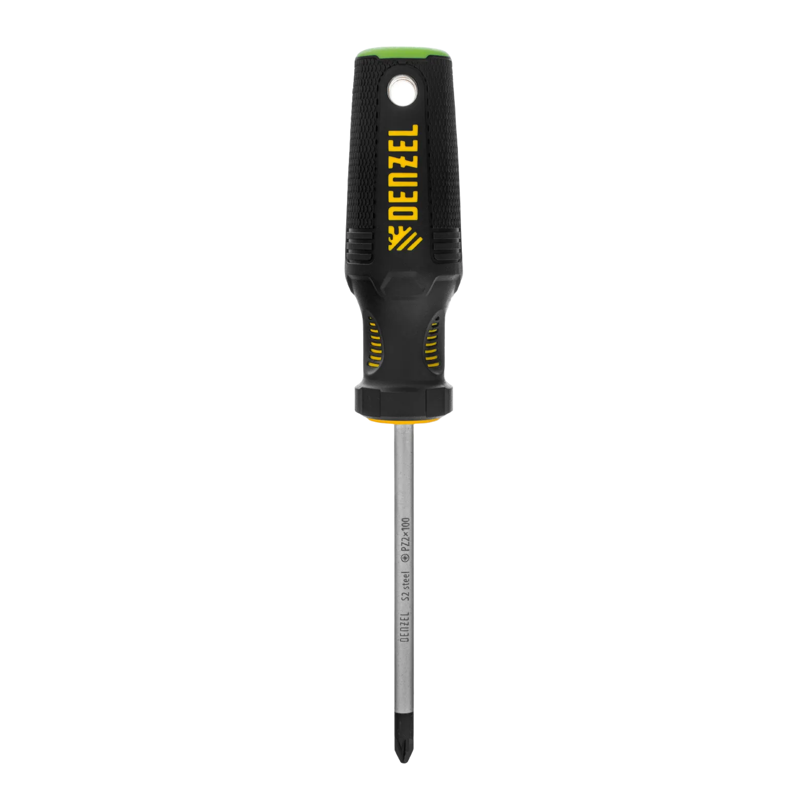 Отвертка DENZEL PZ2x100 мм, S2, 3к рукоятка купить за ₽ c бесплатной ...
