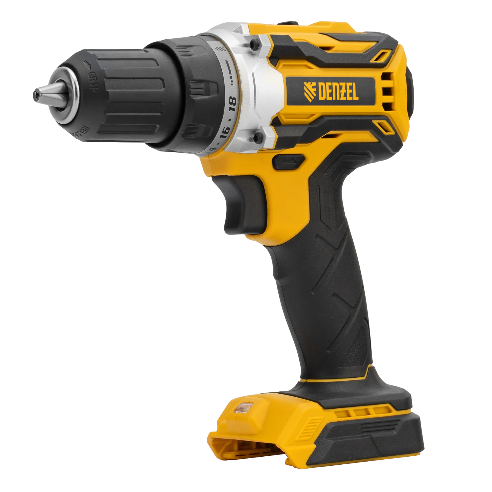 Дрель-шуруповерт аккумуляторная, бесщет. DENZEL BLDL-18-0 Li-Ion, 18 В ...