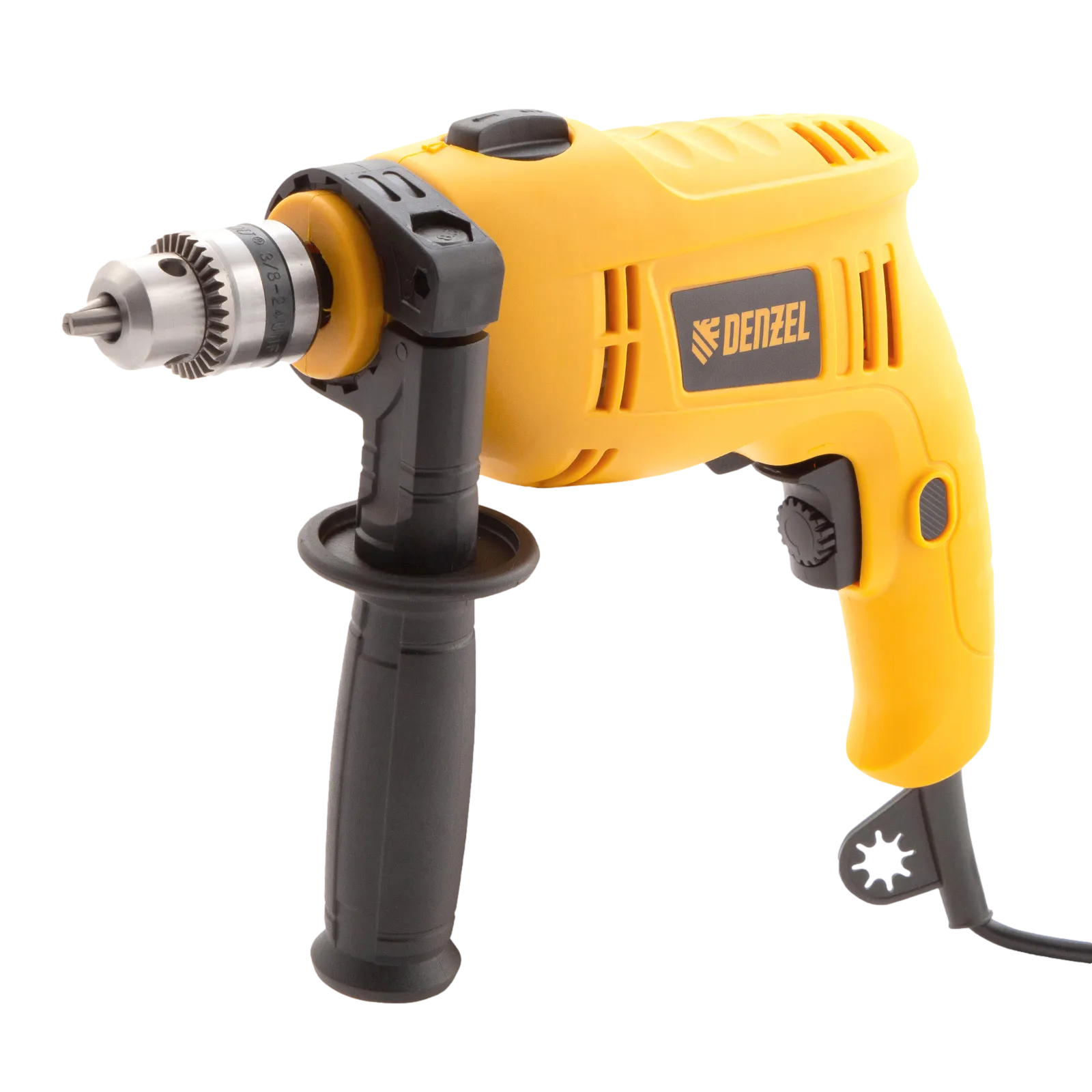 Ударная дрель DENZEL ID-550, 550 Вт, 0-2900 об/мин, 46400 уд/мин купить ...