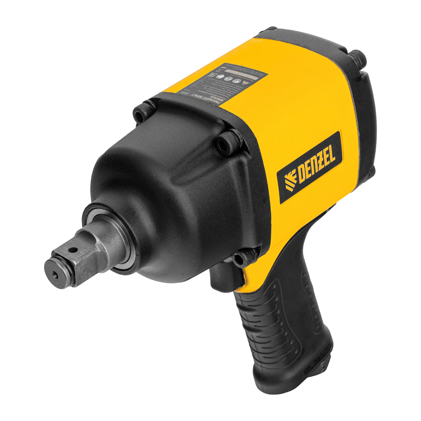 Ударный пневмогайковерт DENZEL IW1600, 3/4", 4000 об/мин, 1600 Нм ...